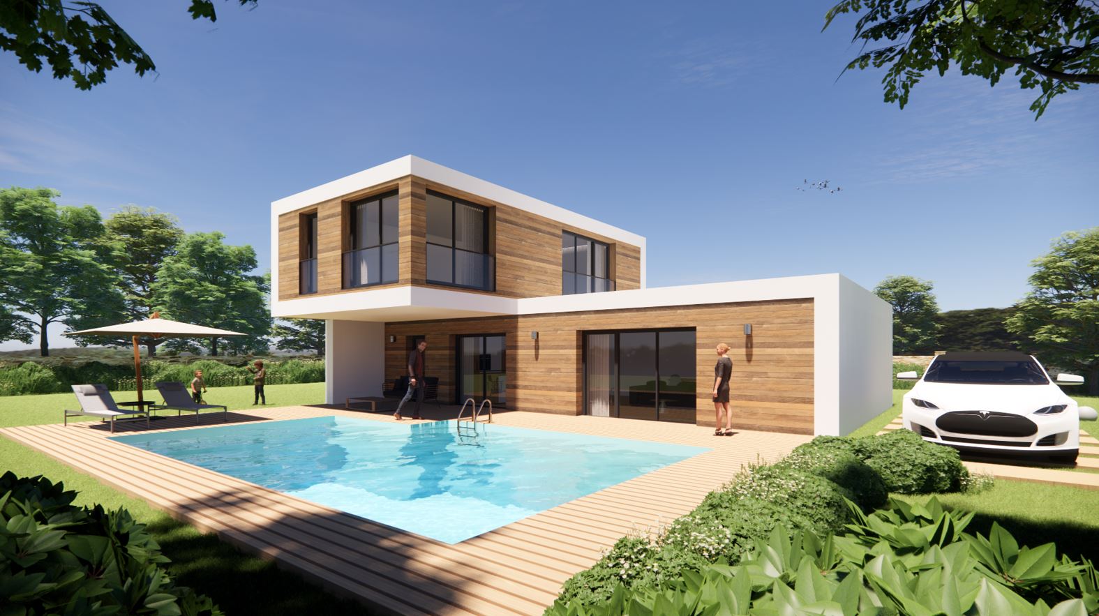 Plan et Permis de Construire de Maison Bois