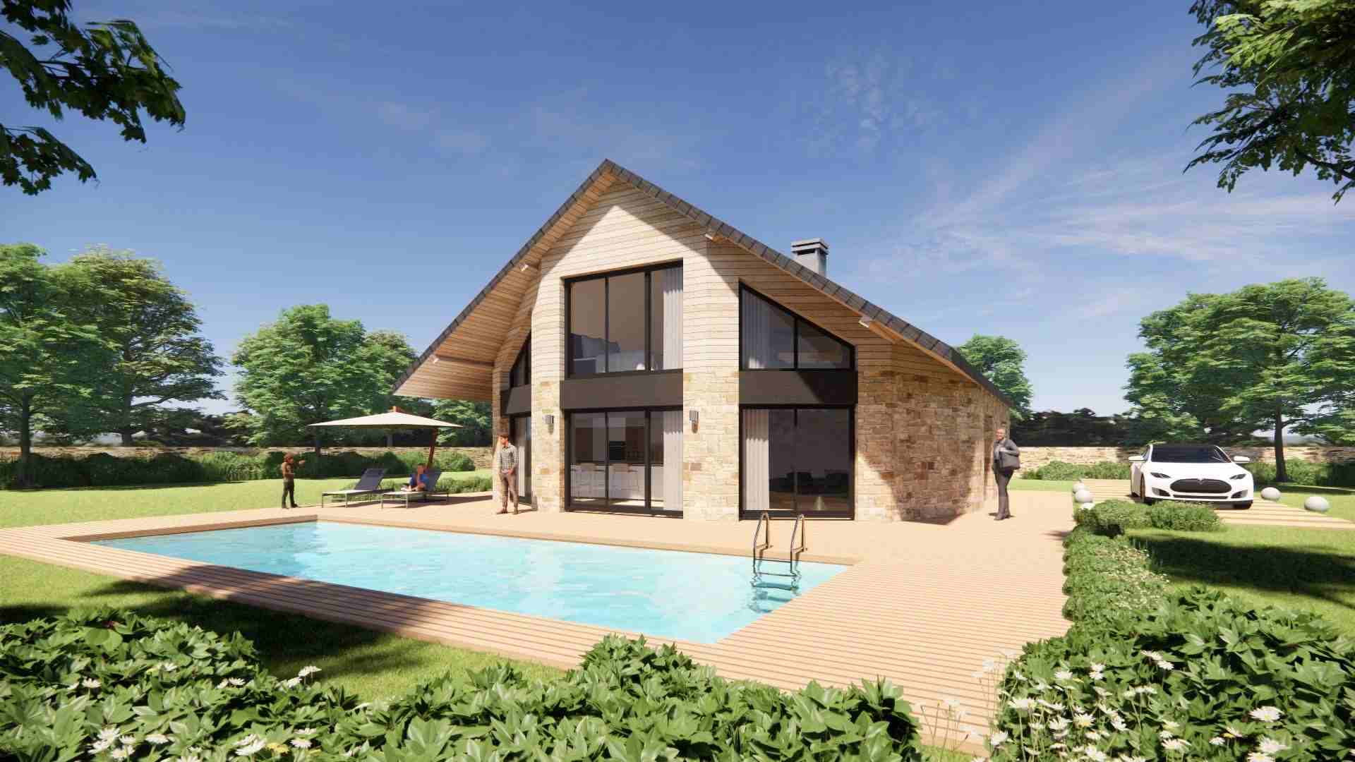 Une Maison Bois Design sur Verrière le Buisson - Maisons Bois France ...